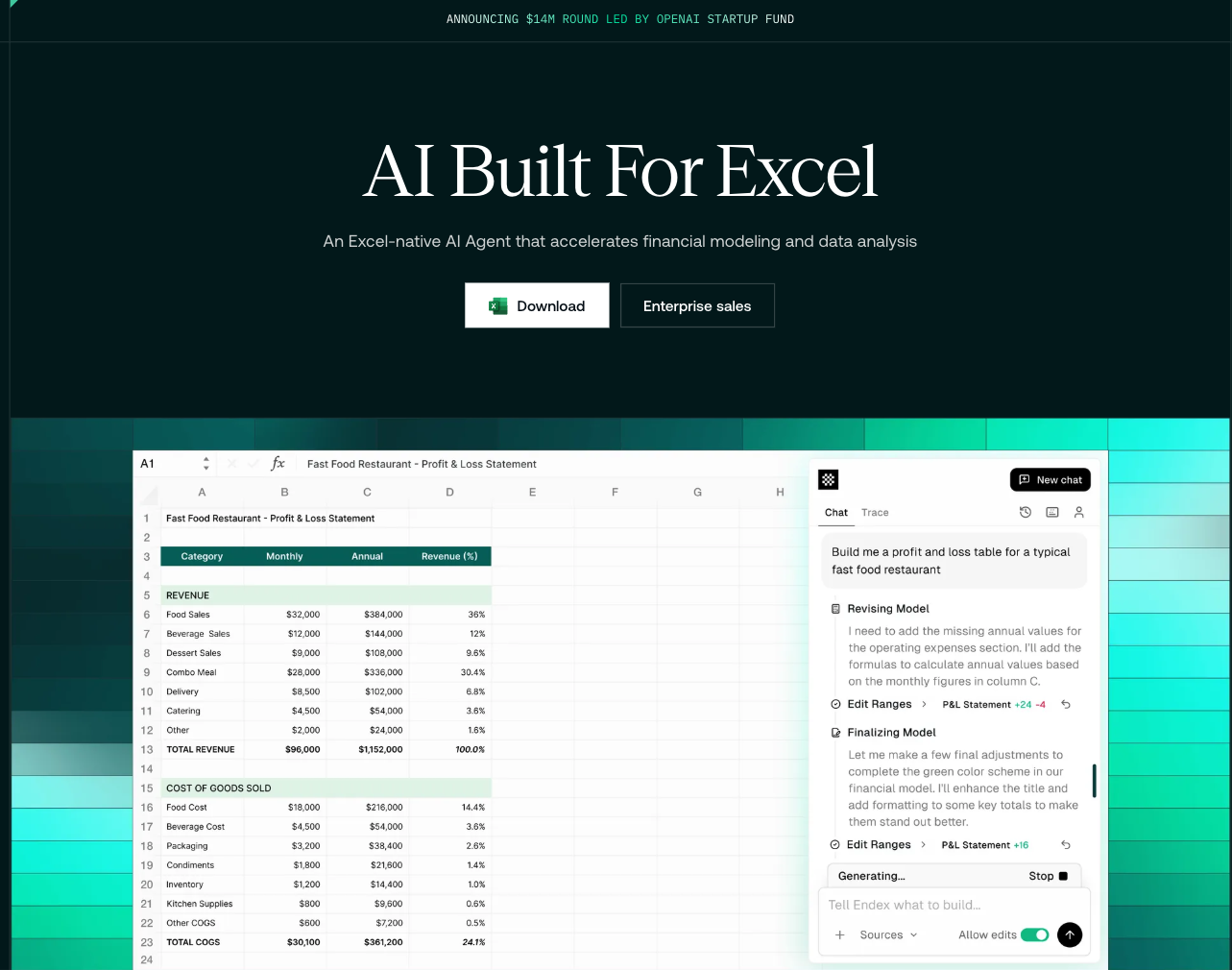 Endex AI Agent to Automate Excel Work | Backed By OpenAI